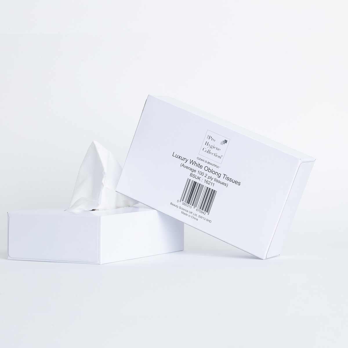White 2-Ply Oblong Tissues (100 Sheets per Box) – Beauty Science UK